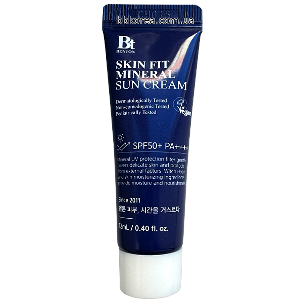КУПИТИ ᐈ Пробник Benton Skin Fit Mineral Sun Cream SPF50/PA++++ 12мл ...